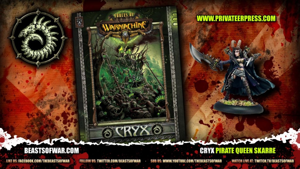 Cryx Pirate Queen Skarre – OnTableTop – Home of Beasts of War