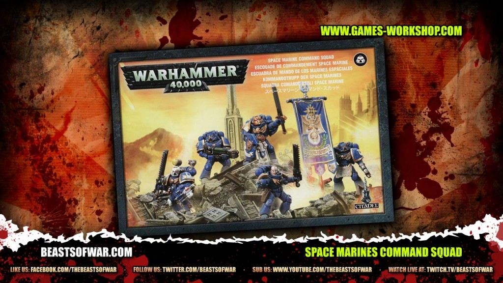 Space Marines Command Squad – OnTableTop – Home of Beasts of War