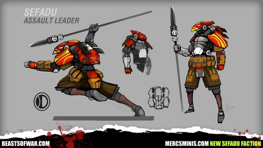 Check out the Sefadu for MERCS – OnTableTop – Home of Beasts of War