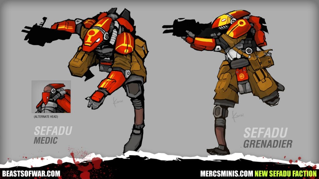 Check out the Sefadu for MERCS – OnTableTop – Home of Beasts of War
