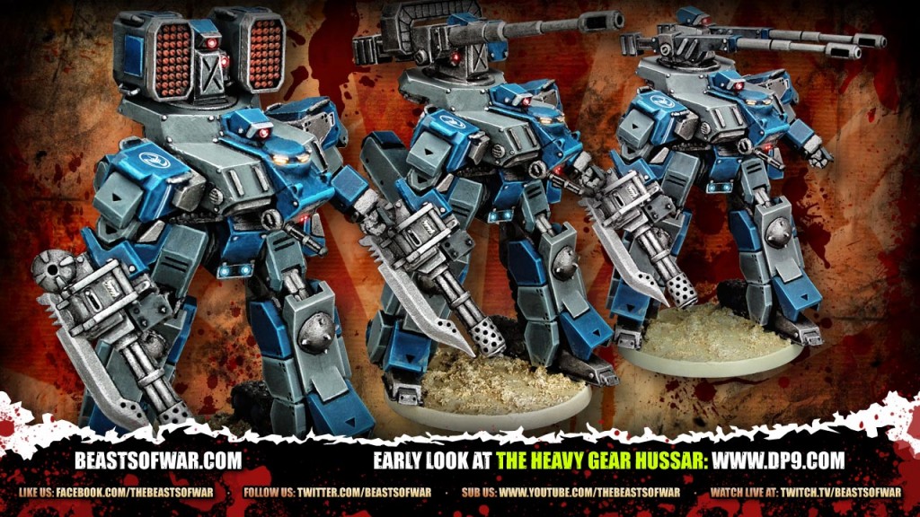 Early Look at the Heavy Gear Hussar – OnTableTop – Home of Beasts of War