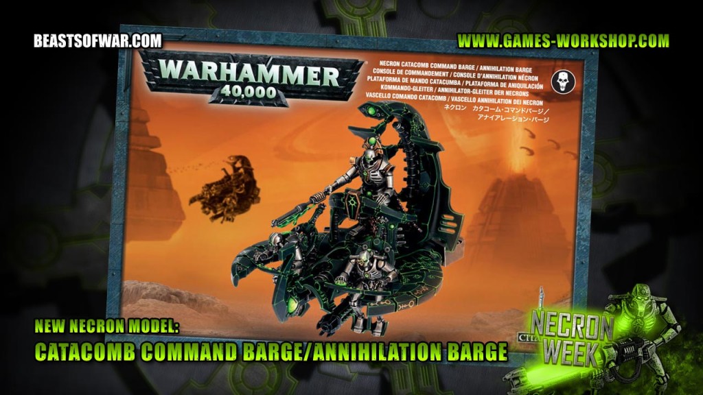 New Necron Model: Catacomb Command Barge/Annihilation Barge ...