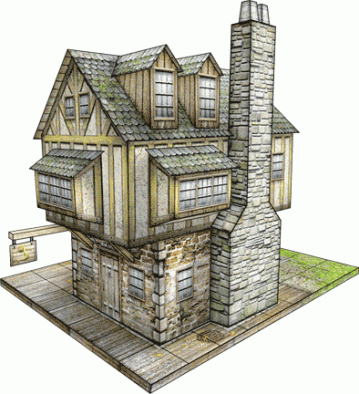 50% Off the Mermaid Tavern Winter Edition Paper Model – OnTableTop ...