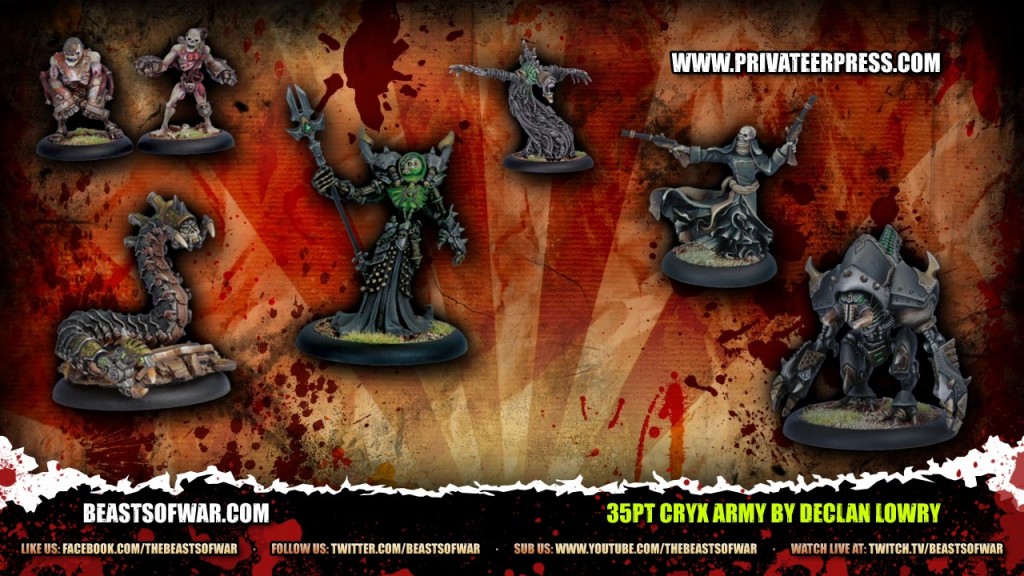 35pt Cryx Army by Declan Lowry – OnTableTop – Home of Beasts of War