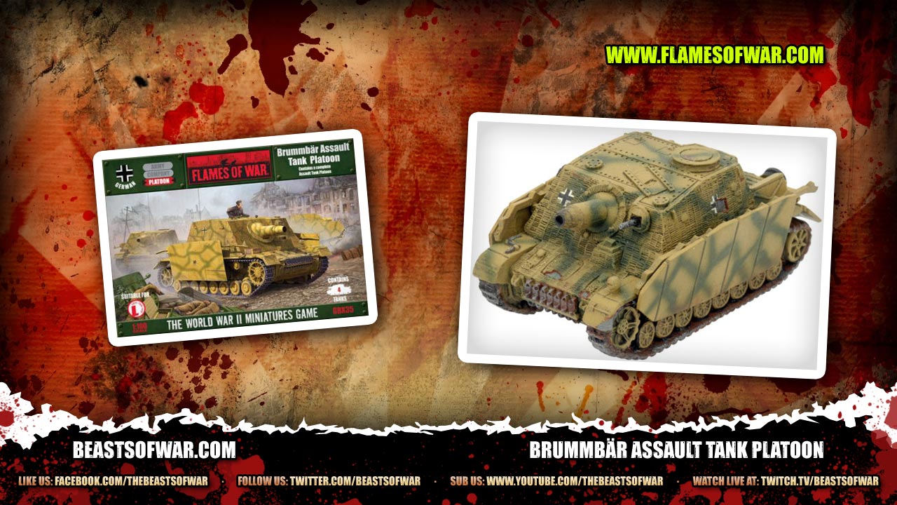 Brummbär Assault Tank Platoon – OnTableTop – Home of Beasts of War