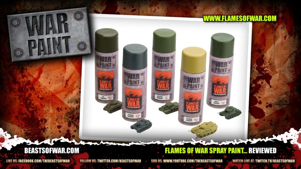 Flames of War Spray Paint… Reviewed – OnTableTop – Home of Beasts of War