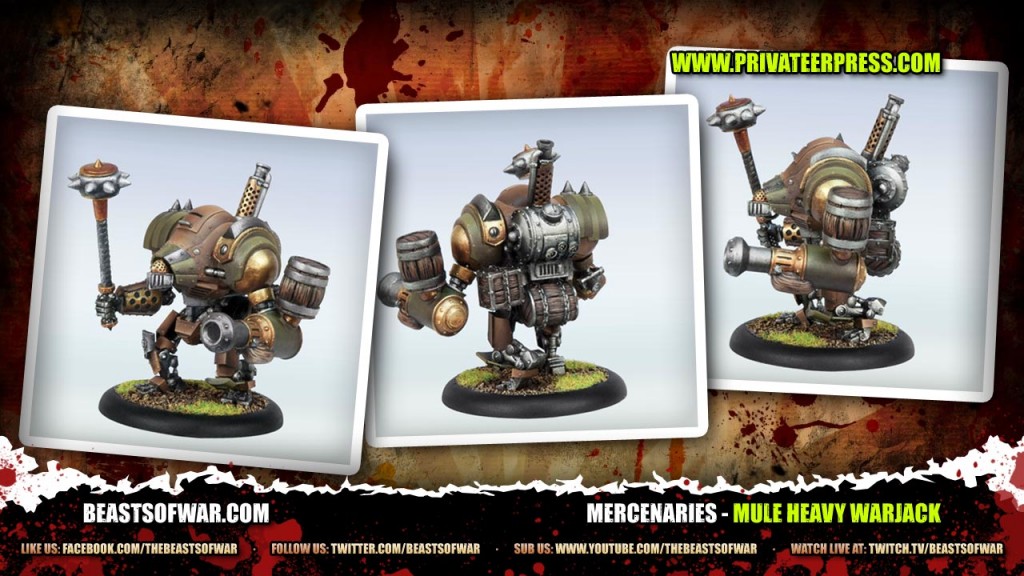 Unboxing the Mercenary Heavy Warjack Kit for Warmachine – OnTableTop – Home of Beasts of War