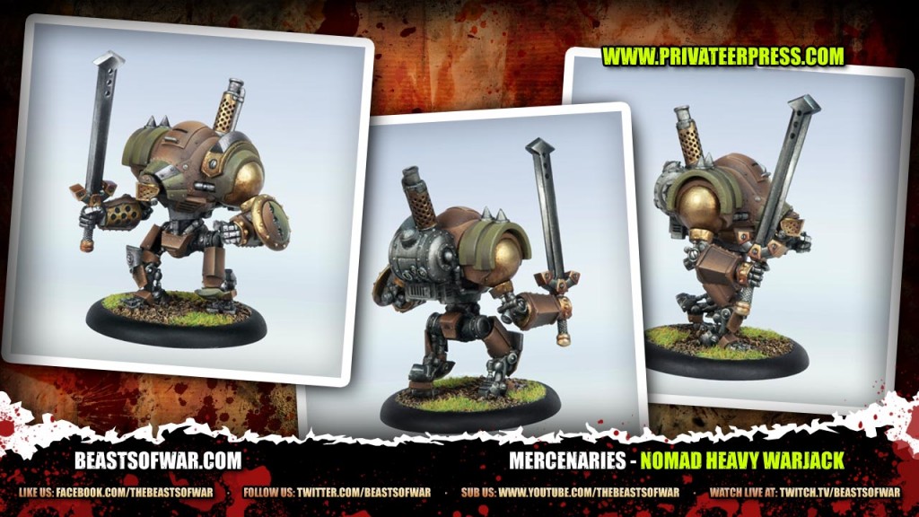 Unboxing the Mercenary Heavy Warjack Kit for Warmachine – OnTableTop ...