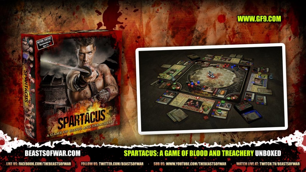 Spartacus: A Game of Blood and Treachery Unboxed – OnTableTop – Home of ...