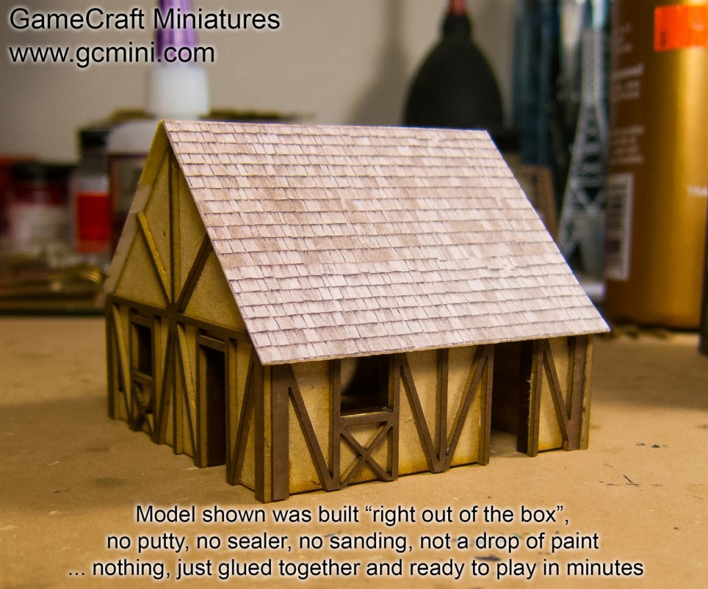 Head To A 15mm Wooden House With GameCraft Miniatures – OnTableTop ...
