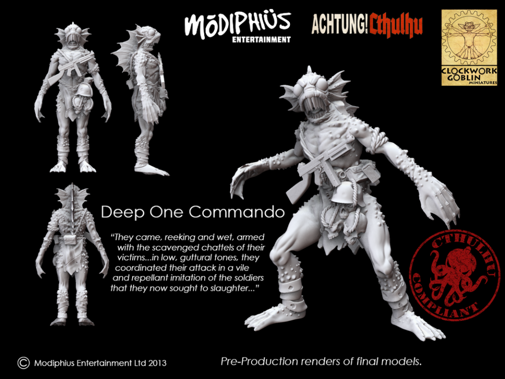 More Superb Dark 28mm Creatures For Achtung! Cthulhu – OnTableTop ...