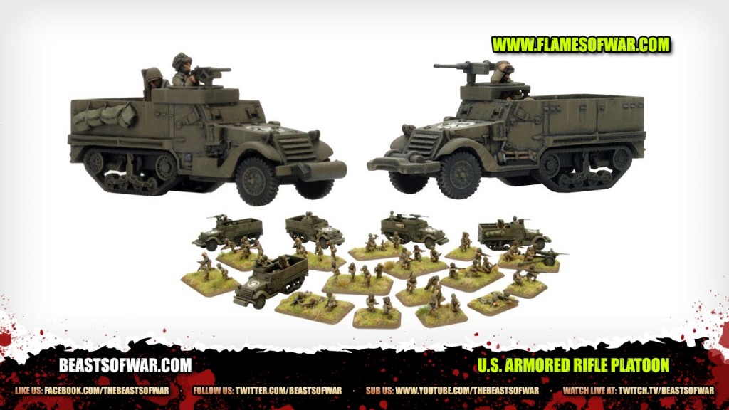 Unboxing Flames of War – U.S. Armoured Rifle Platoon – OnTableTop – Home of Beasts of War