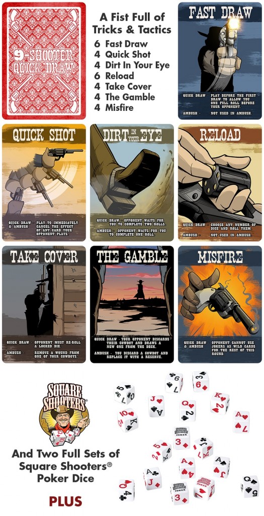 The Fastest Draw in the West Wins! 9-Shooter Quick Draw – OnTableTop ...