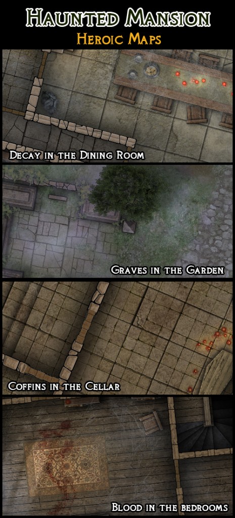 Find Your Way Through a Haunted Mansion With Heroic Maps – OnTableTop ...