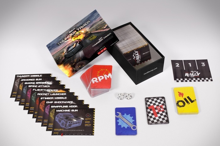 Cars Meet Cards in Thunder Track Turbo Rally Card Racing! – OnTableTop ...
