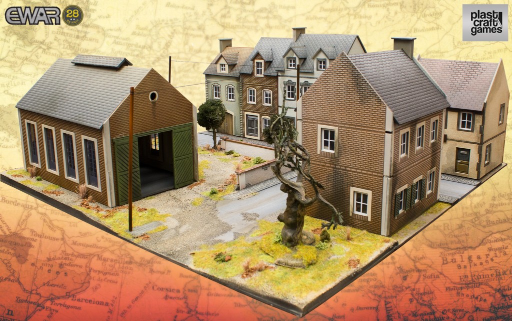Plast Craft Scale Up Their Awesome WWII Buildings To 28mm! – OnTableTop ...
