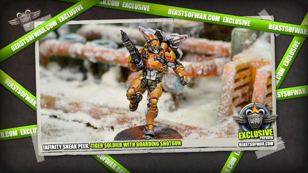 Infinity Sneak Peek: Tiger Soldier With Boarding Shotgun – OnTableTop ...