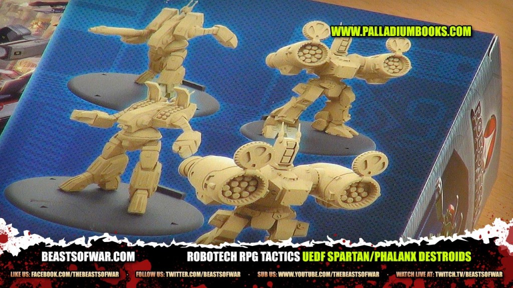 Unboxing: Robotech RPG Tactics UEDF Spartan/Phalanx Destroids ...