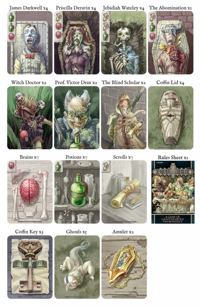 Dabble In Necromancy With The Cadaver Card Game On Kickstarter ...