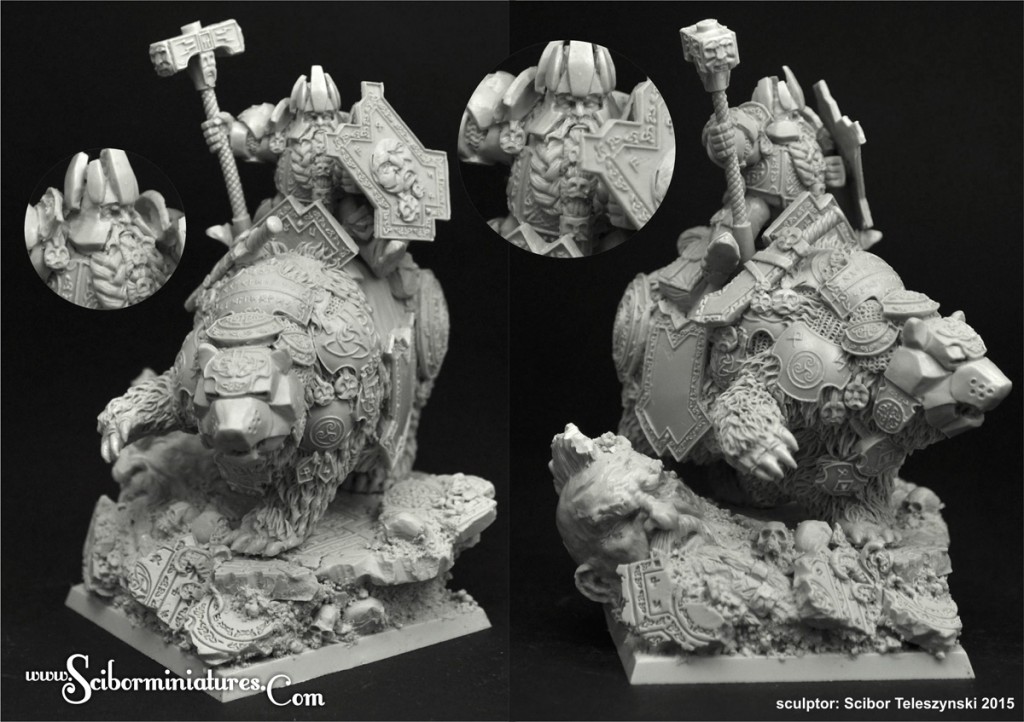 Scibor’s Dwarf King Mounts His Bear For Battle – OnTableTop – Home of ...