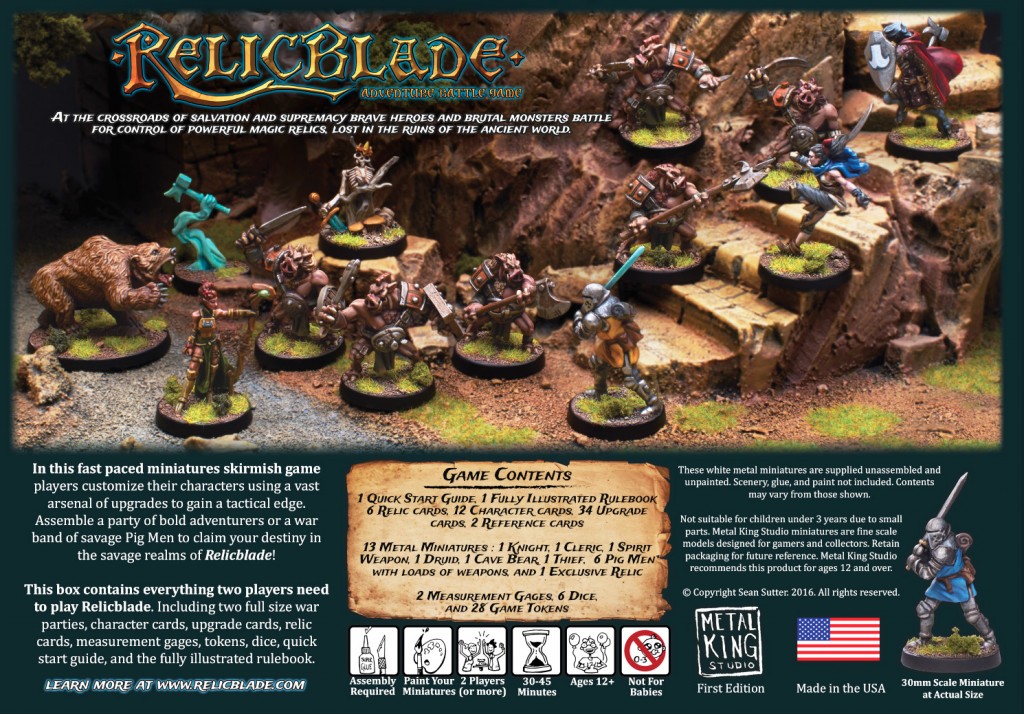 The Relicblade Two Player Battle Set Now Available From Metal King ...