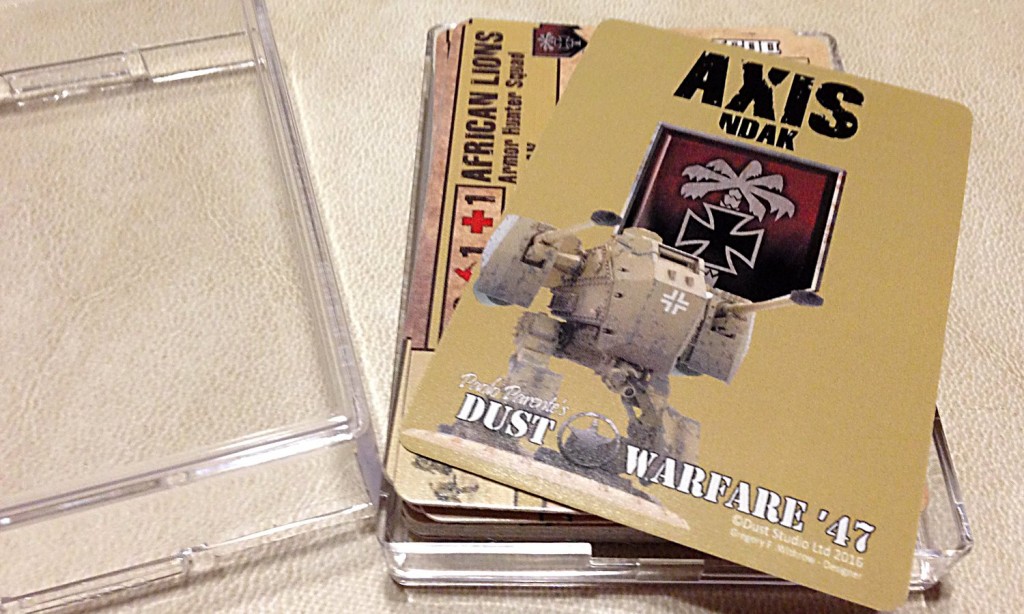 DUST Warfare Unit Cards Have Arrived – OnTableTop – Home of Beasts of War