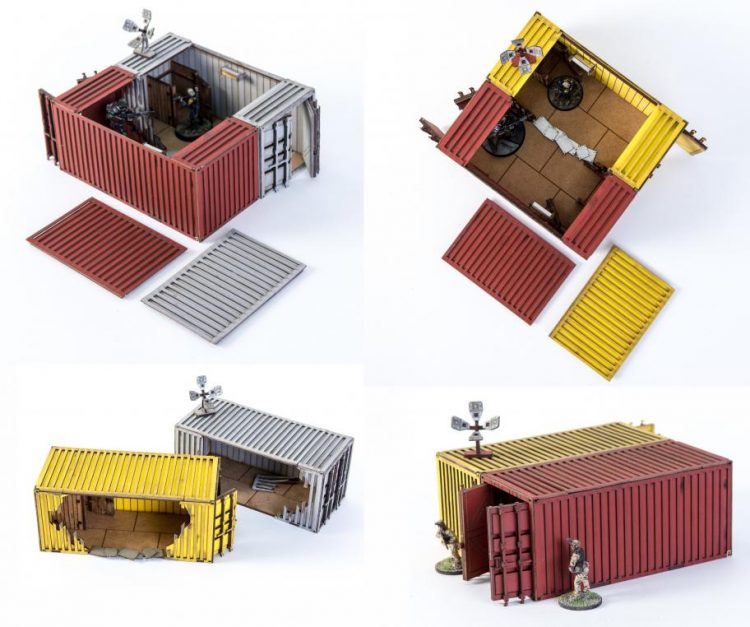 4Ground Hunker Down In Some Damaged Container Terrain Sets – OnTableTop – Home of Beasts of War