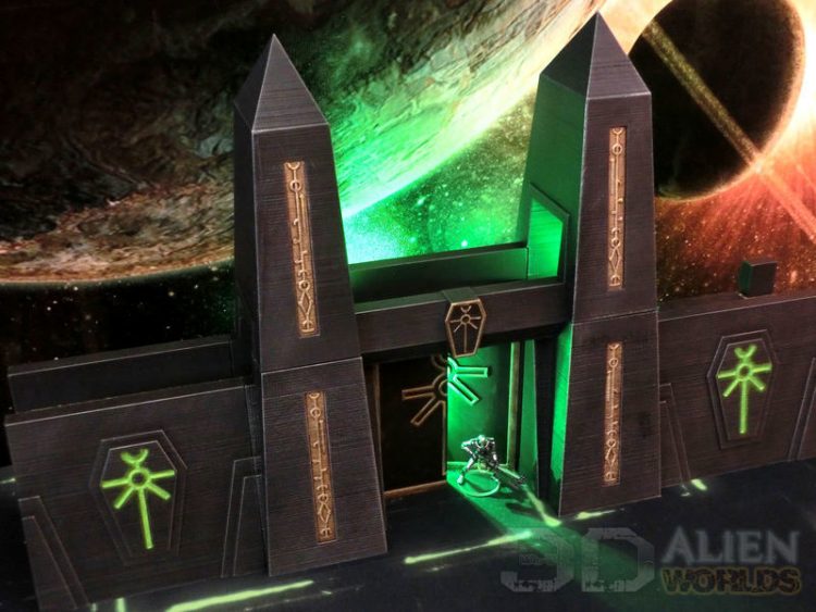 3DAlienWorlds Erect Necrontyr Walls To Protect Their Dynasty ...