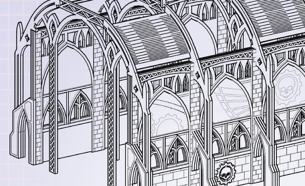 Red Beam Designs Working On 8mm Scale Dark Assembly City – OnTableTop ...