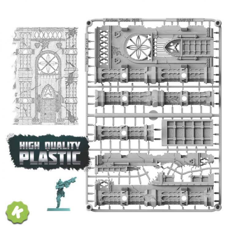 Archon Ask For Your Feedback On Their Rampart Terrain Kickstarter ...