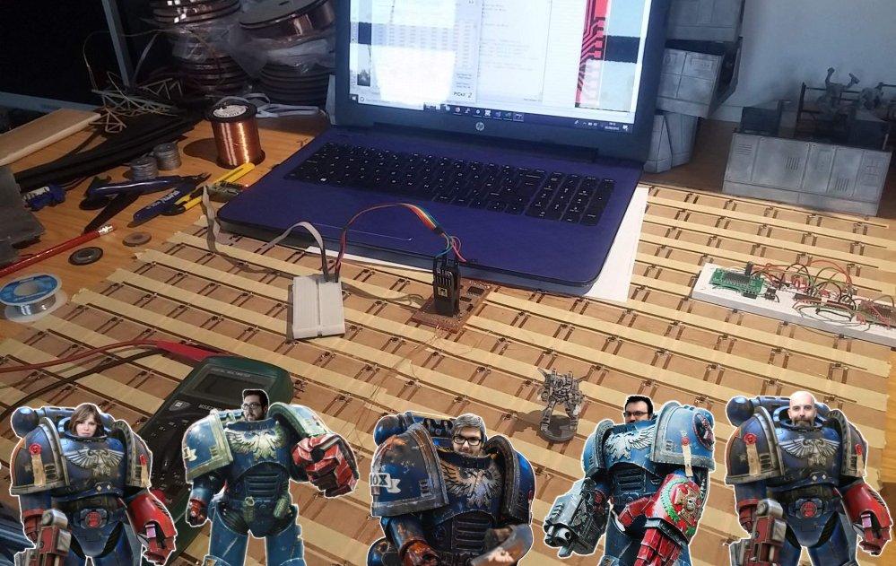 Interactive tabletop playing surface (Space Hulk Hobby Challenge ...