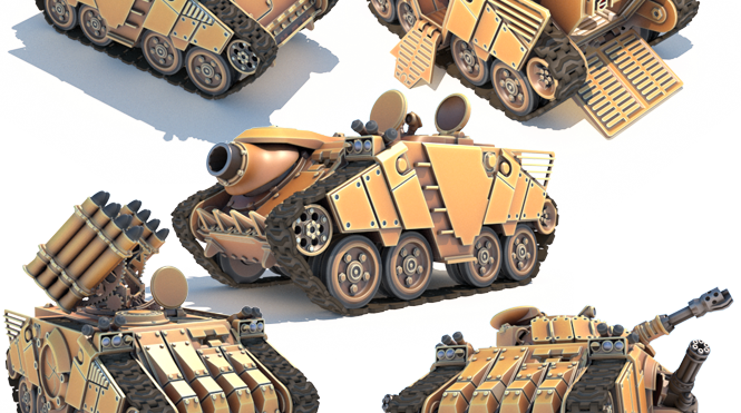 Create Your Own Tank With The MAV3RICK Modular Design From Treadhead ...