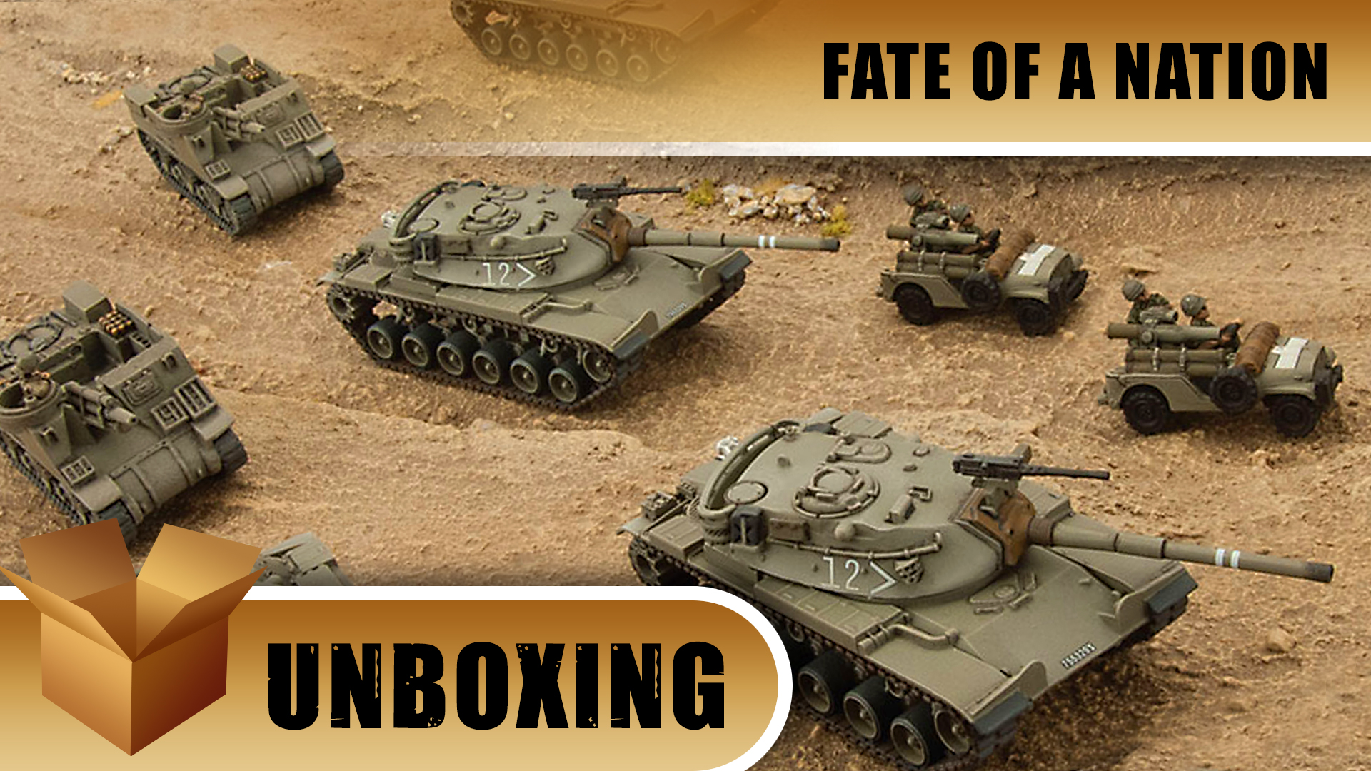 Fate Of A Nation Unboxing: Israeli Magach-6 Tank Company – OnTableTop ...
