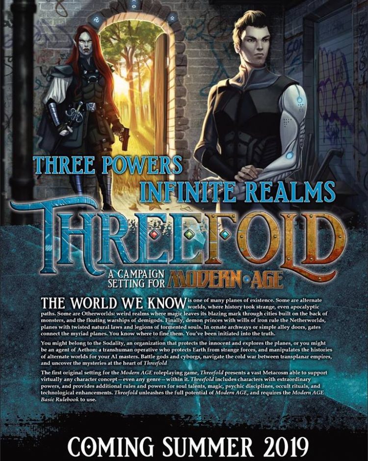 Green Ronin Bringing Threefold World To Modern AGE RPG – OnTableTop ...