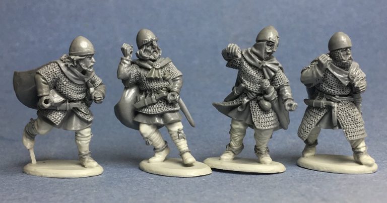 A Group Of Footsore Huscarls Get Ready To Guard Their Warlord ...