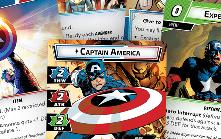 FFG Preview Captain American Hero Pack For Marvel Champions LCG ...
