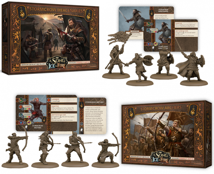 CMON Hire Stormcrow Mercenaries For A Song Of Ice & Fire – OnTableTop ...