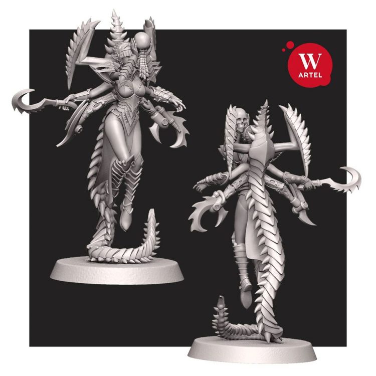 Artel W Miniatures Preview Some Wild & Cruel Sci-Fi Character ...