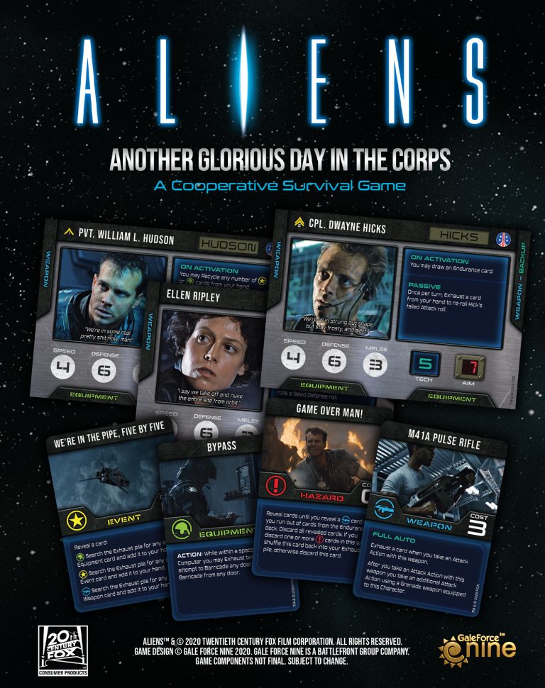 New Aliens Board Game Details Drop From Gale Force Nine! – OnTableTop ...