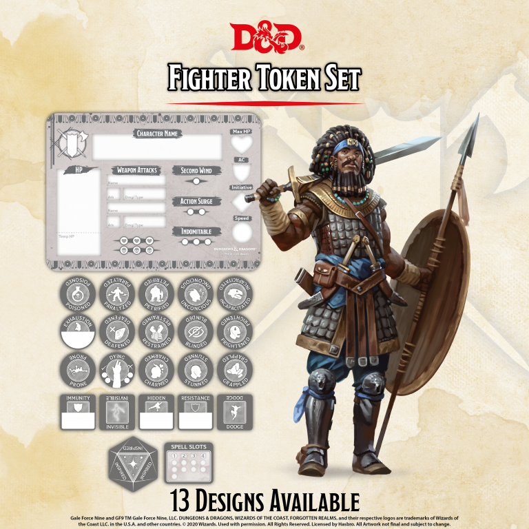 Track Everything With New Token Sets For D&D Classes By GF9 ...