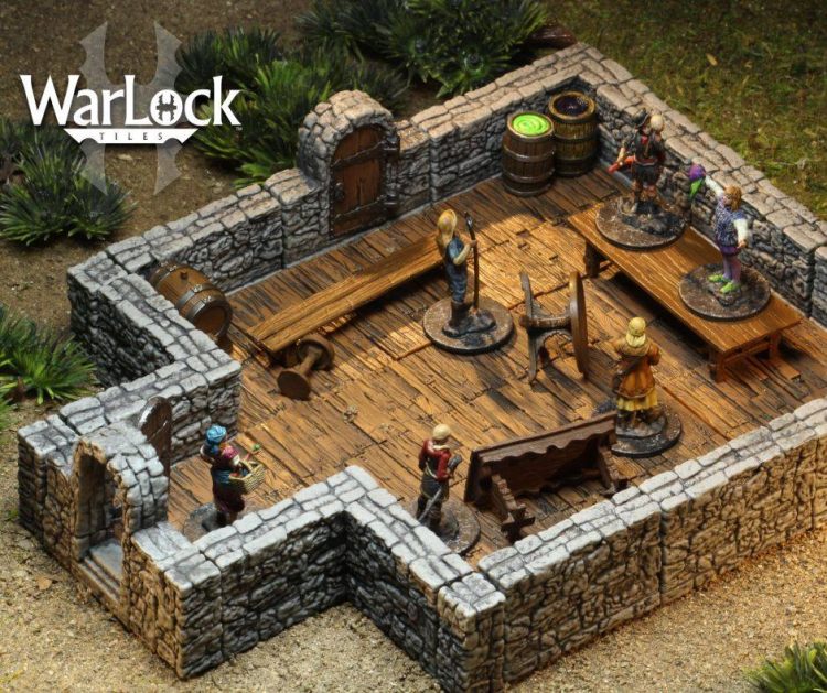 WizKids Prep New Pre-Painted WarLock Tiles Dungeons – OnTableTop – Home ...