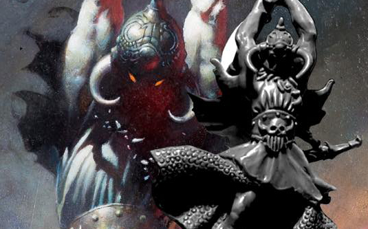 Lucid Eye Release Second Frazetta Death Dealer Miniature – OnTableTop ...