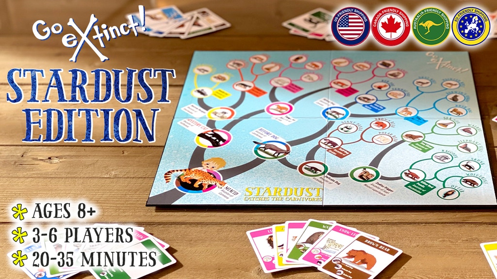 Stardust Edition Go Extinct!: Evolutionary Tree Board Game – OnTableTop ...