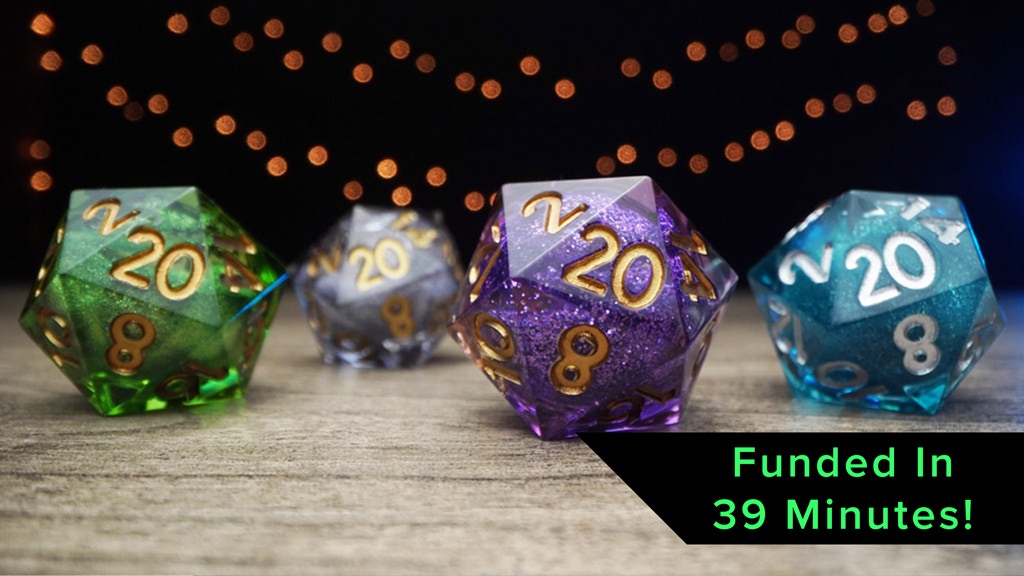 Elixir Dice: Handcrafted, Sharp Edged Liquid Core RPG Dice – OnTableTop ...