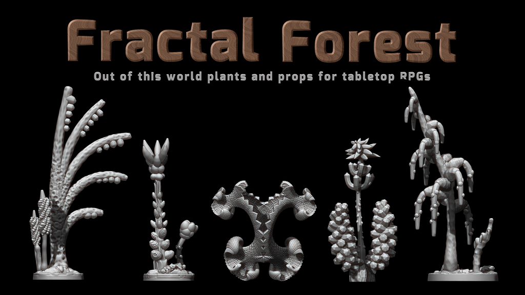 Fractal Forest – 3D printable models – OnTableTop – Home of Beasts of War