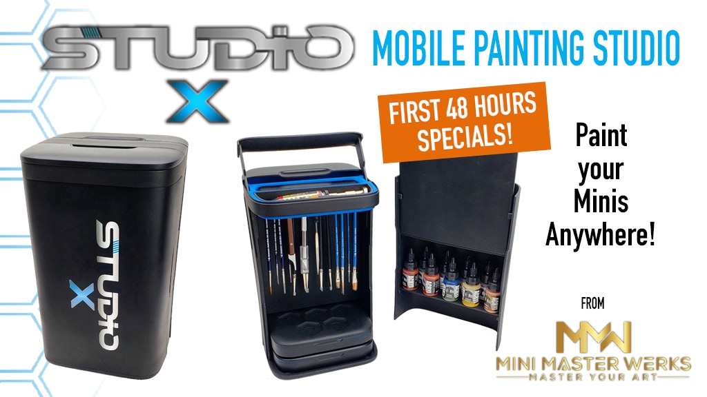 Studio X: Mobile Miniature Painting Studio – OnTableTop – Home of ...