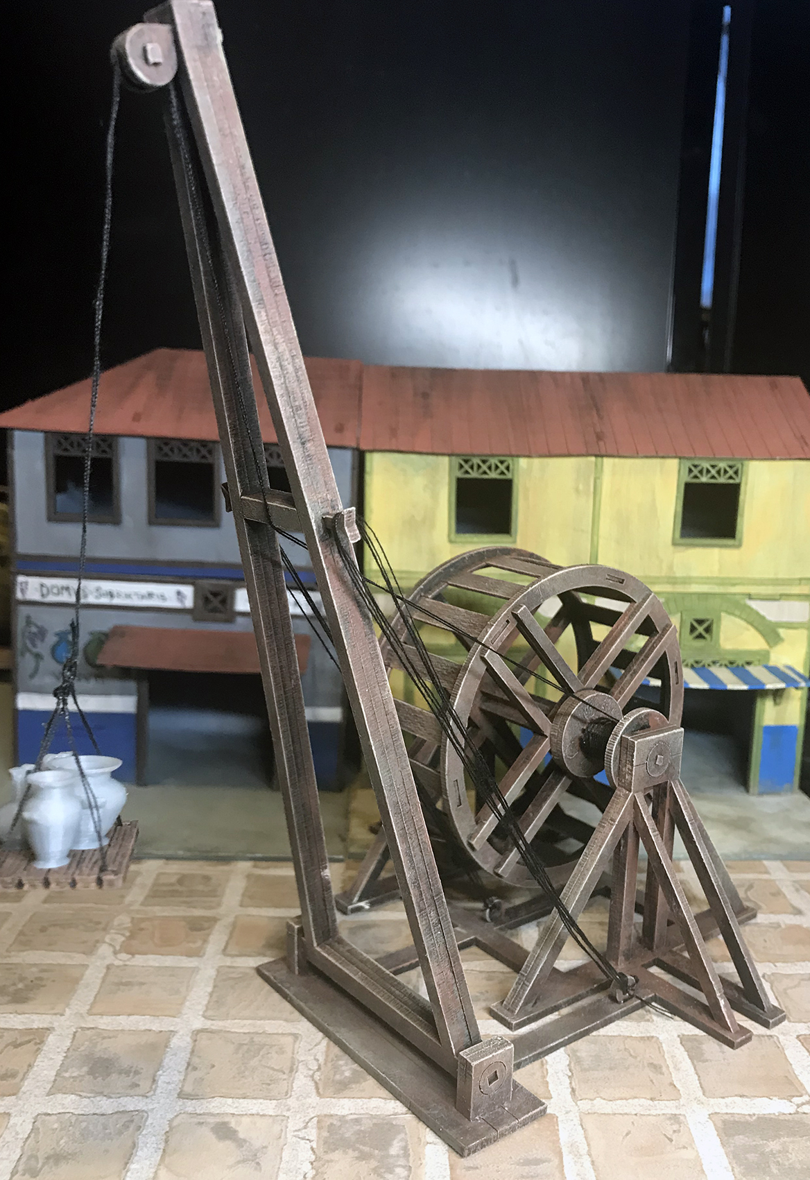 The Treadwheel Crane – OnTableTop – Home of Beasts of War