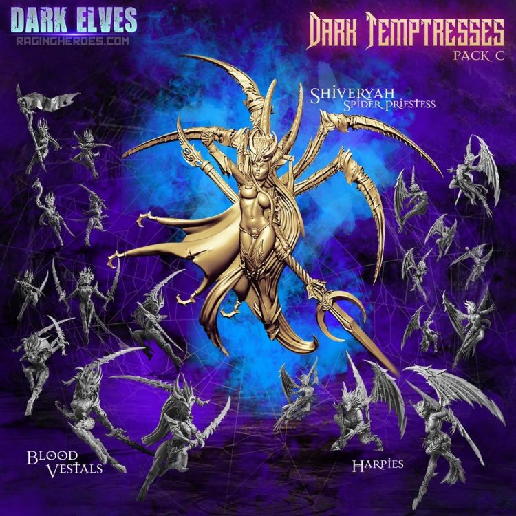 Terrifying Spider Elves Crawl Onto Raging Heroes’ Webstore – OnTableTop ...