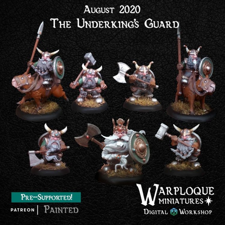 Warploque Miniatures Show Off Underking’s Guard For Patreon ...