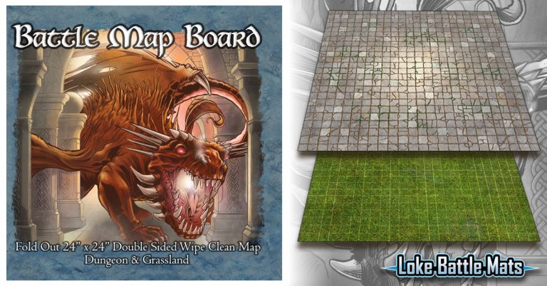 Loke BattleMats Lay Out New Battle Map Board For Your RPGs – OnTableTop ...